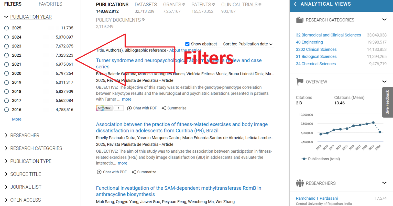 How to use Dimensions Ai database for literature search | Africa ...